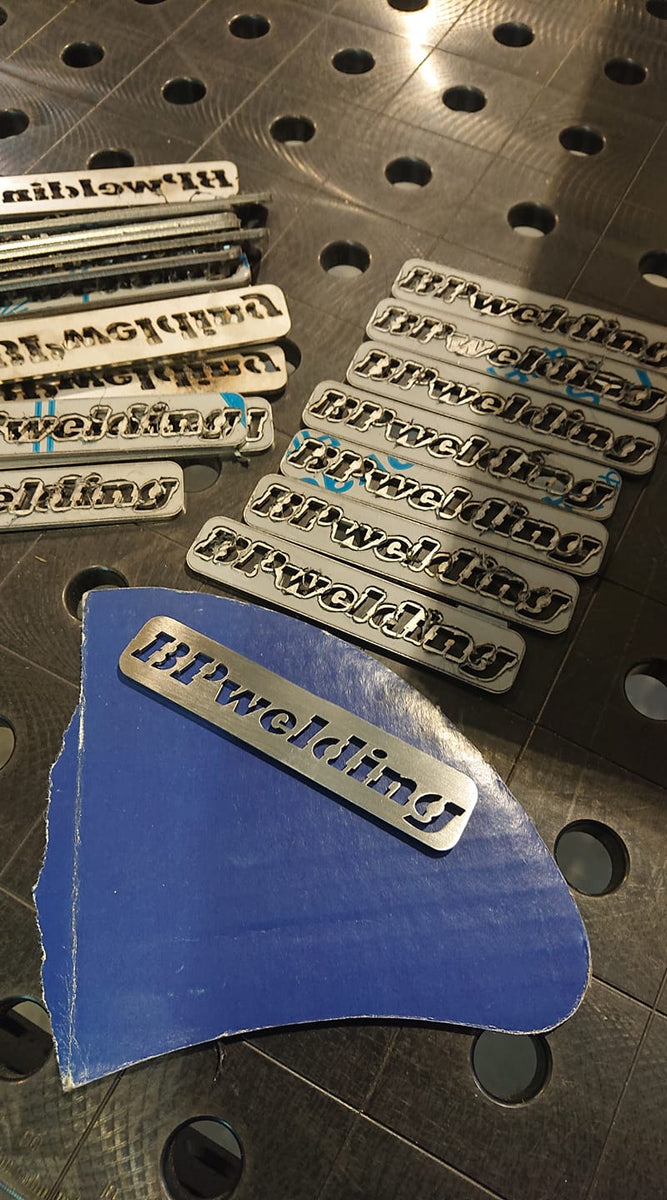 .DXF drawing made for laser cutting a stainless steel logo – Kustom 3D ...